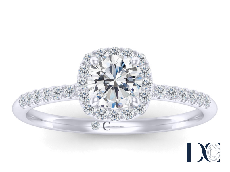 Halo Diamond Engagement Rings