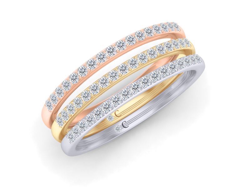 Third Eternity Wedding Rings